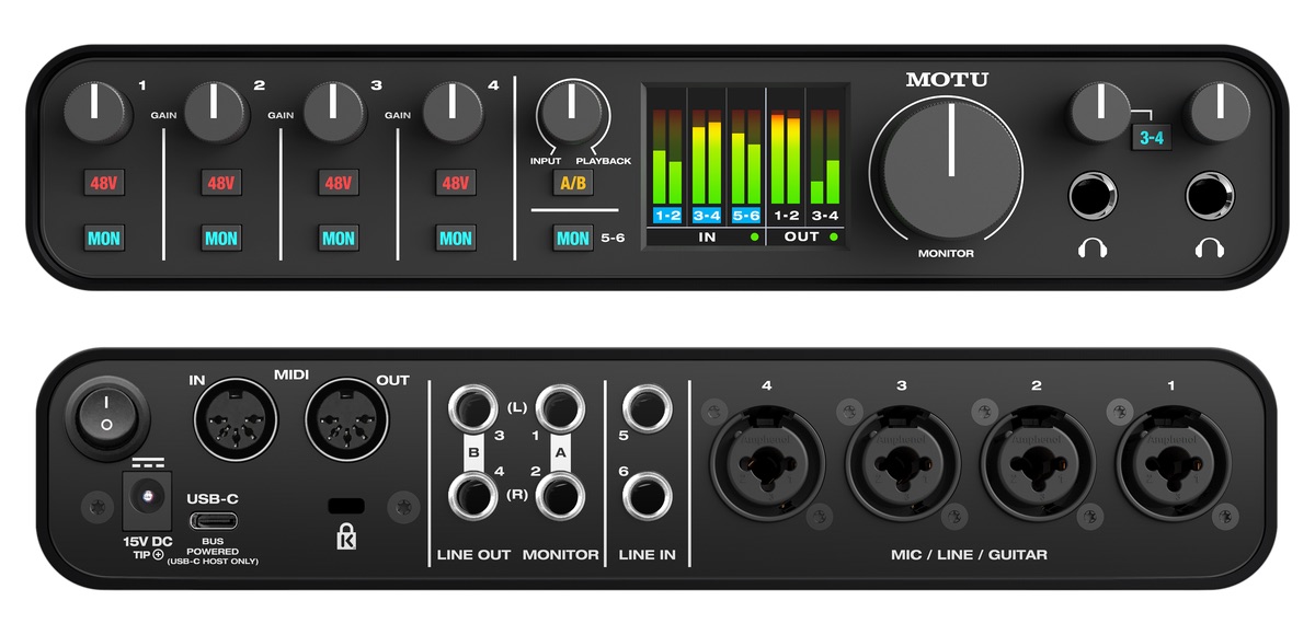 Motu M6, una interfaz de audio con 6 entradas que hace crecer la gama media | Hispasonic